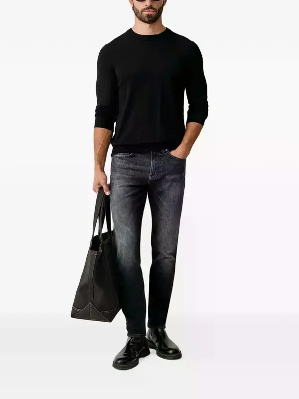 TRUSSARDI Logo-embroidered Crew-neck Sweater