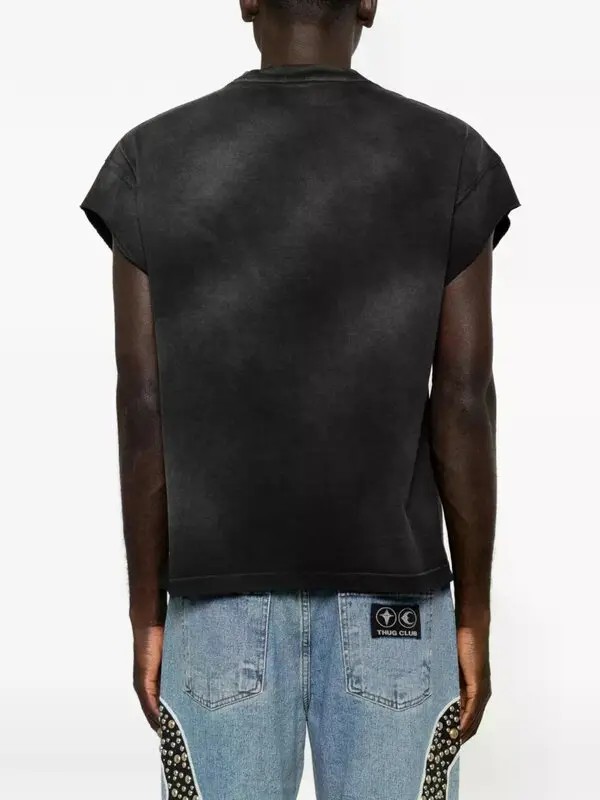 THUG CLUB Graphic-print Washed T-shirt
