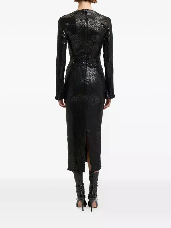 16Arlington Amiata Diamond-sequin Midi Dress