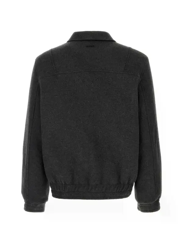 Closed Zip-up Shirt Jacket