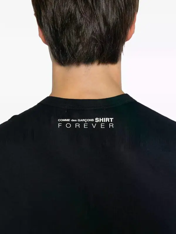 Comme Des Garçons Forever Logo-print T-shirt