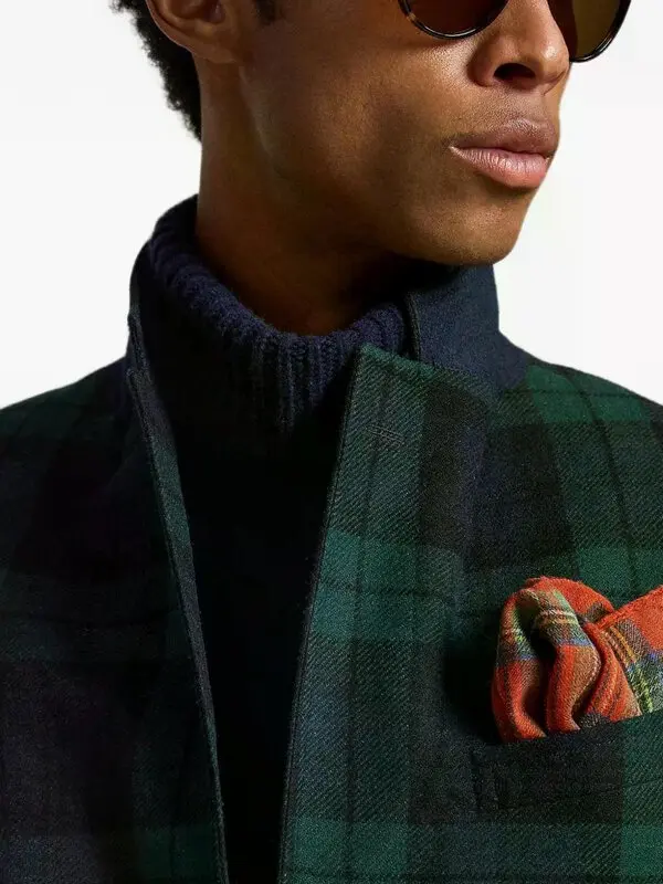 Polo Ralph Lauren Tartan-check Single-breasted Blazer