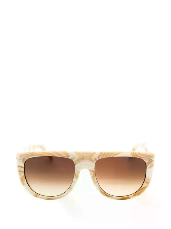 BOSS Oversized Marbled-effect Sunglasses