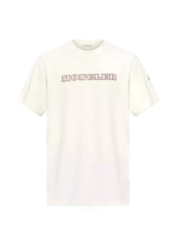 Moncler Logo-embroidered T-shirt