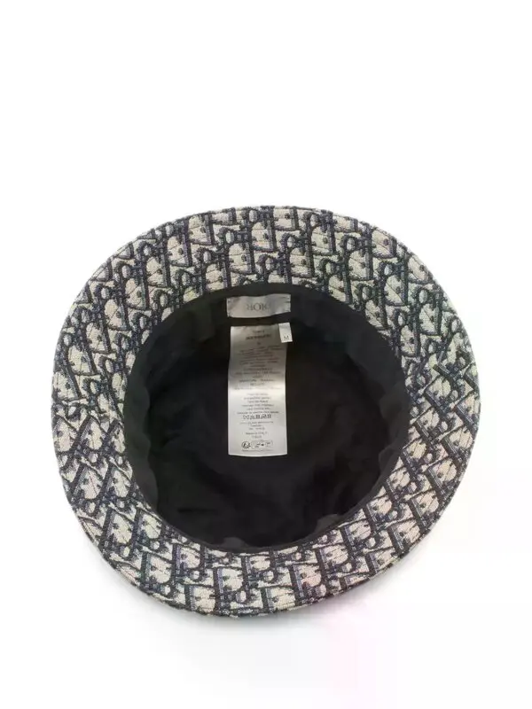 Dior 2000s Oblique-jacquard Bucket Hat