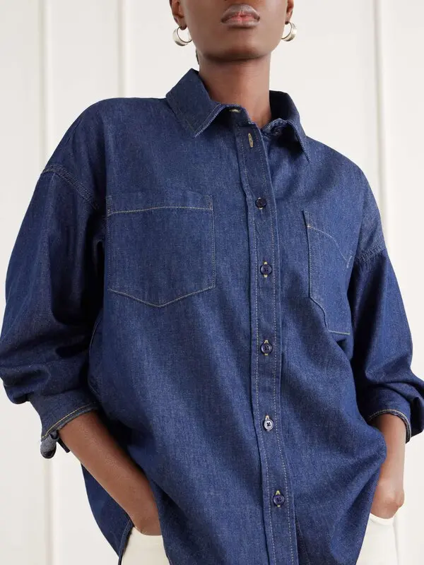 THE FRANKIE SHOP Deira Denim Shirt