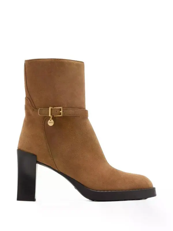 TOD'S Buckled Suede Boots