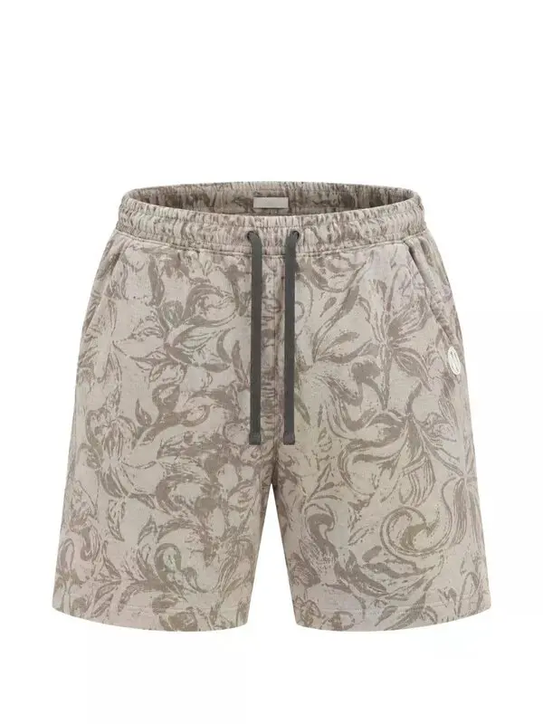 Crossley Floral-print Terry Shorts