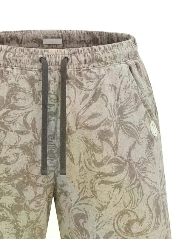 Crossley Floral-print Terry Shorts