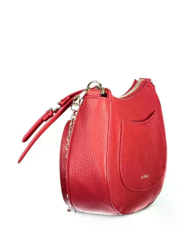COCCINELLE Grained Leather Shoulder Bag