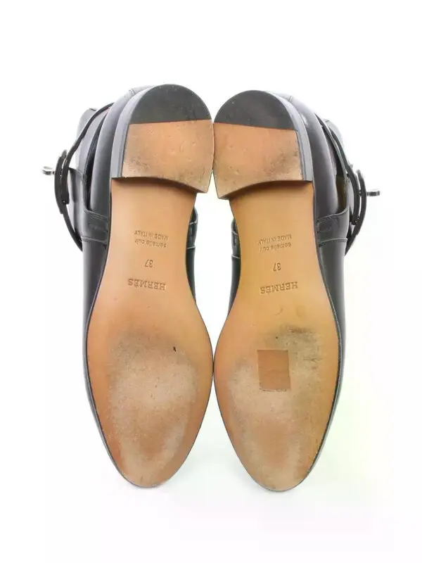 Hermès 2010s Neo Kelly Buckle Ankle Boots