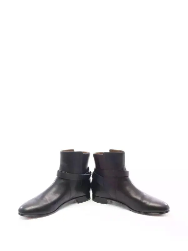 Hermès 2010s Neo Kelly Buckle Ankle Boots
