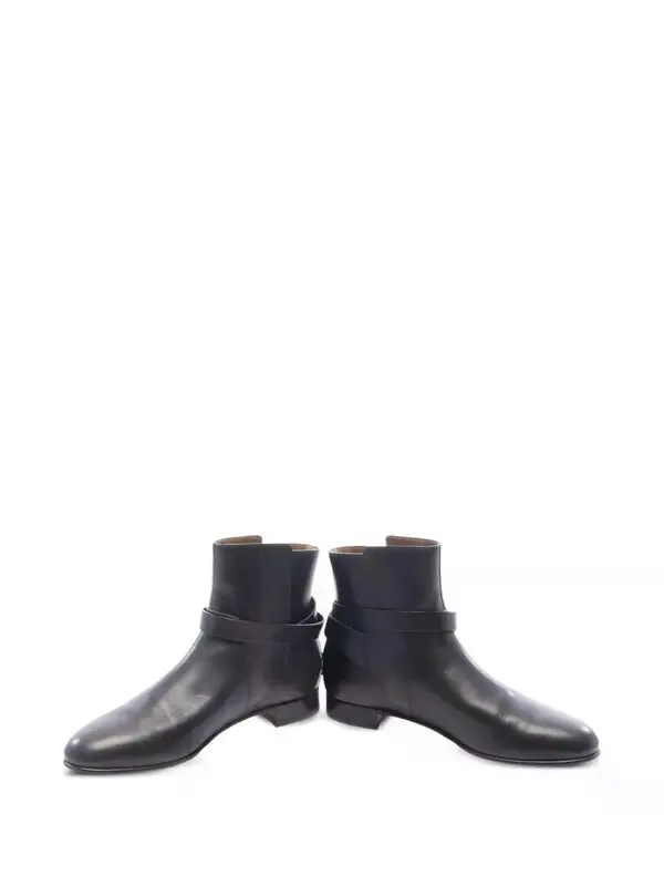 Hermès 2010s Neo Kelly Buckle Ankle Boots