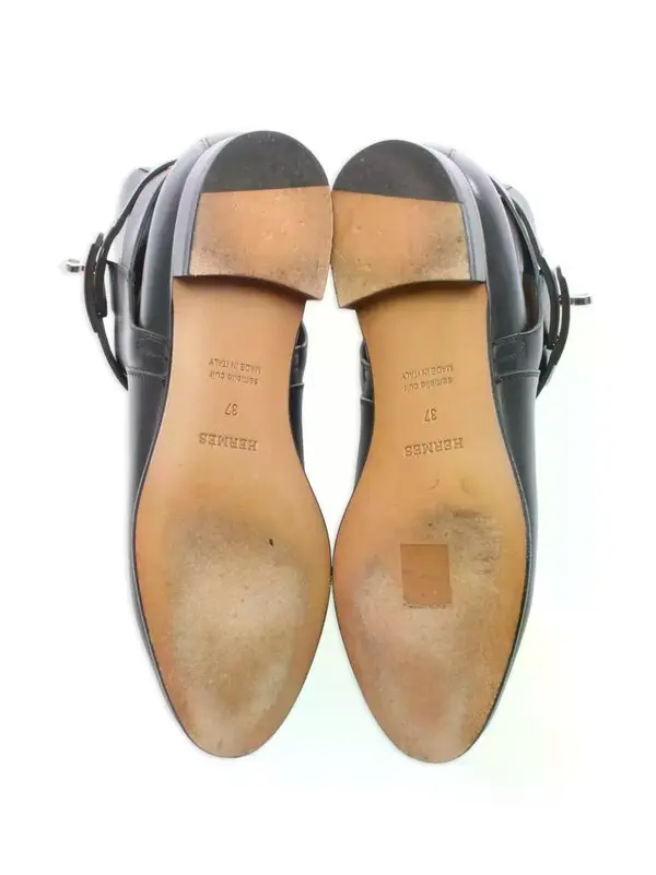 Hermès 2010s Neo Kelly Buckle Ankle Boots