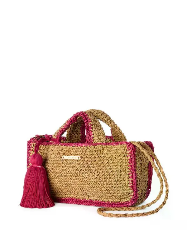 Momoni Bonita Raffia Shoulder Bag