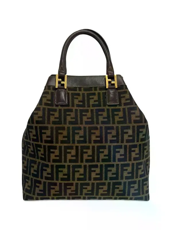 Fendi 20th Century Zucca Canvas Tote Bag
