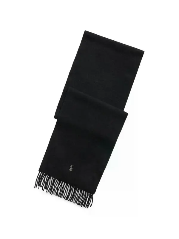 Polo Ralph Lauren Fringed-edge Cashmere Scarf