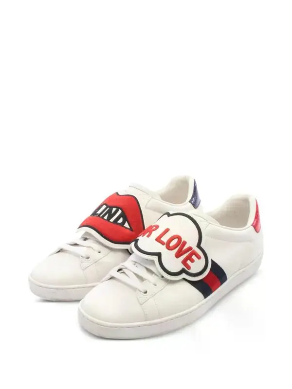 Gucci 2010s Ace Blind For Love Sneakers
