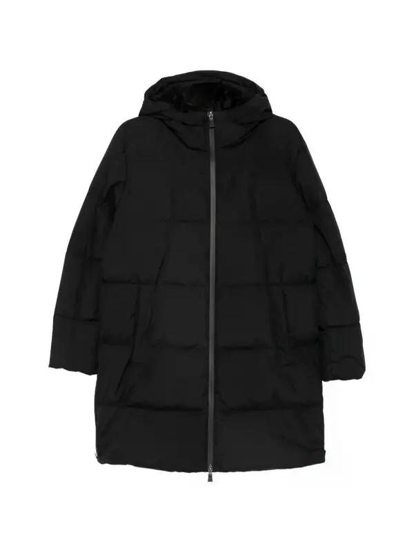Herno Hooded Padded Coat - Black