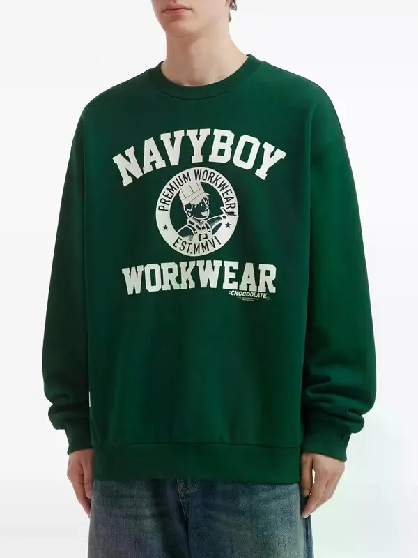 CHOCOOLATE Graphic-print Sweatshirt