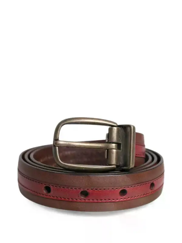 Dolce & Gabbana Logo-buckle Leather Belt