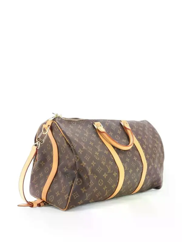 LOUIS VUITTON Keepall Bandouliere Bag Monogram Canvas 50 Travel Bag
