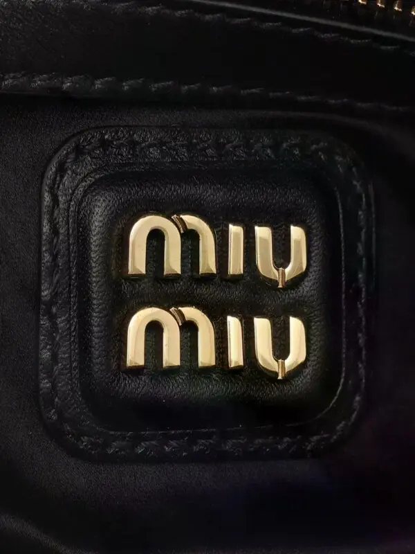 Miu Miu Arkady Logo-embossed Tote Bag