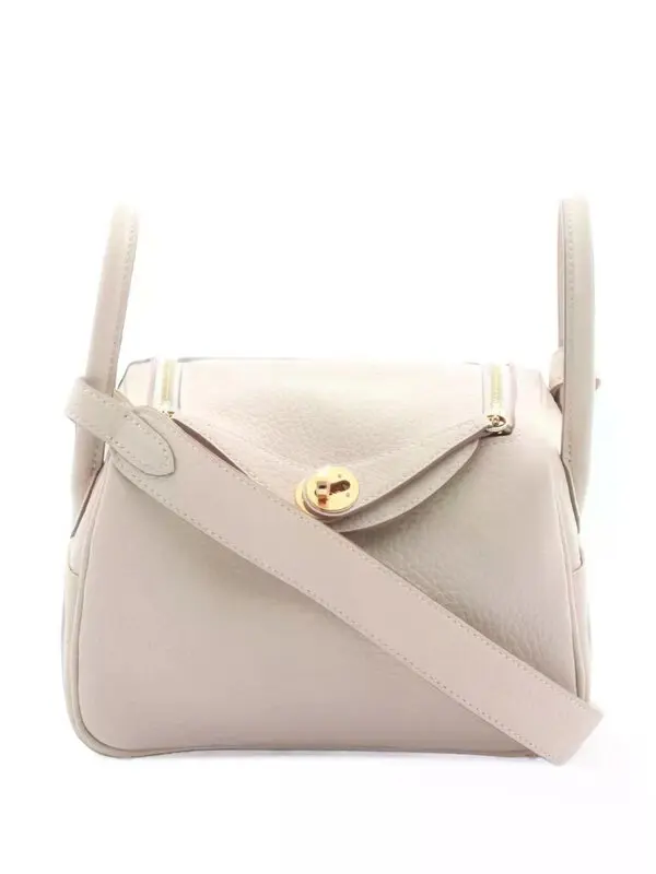 Hermès Mini Lindy Shoulder Bag - Neutrals