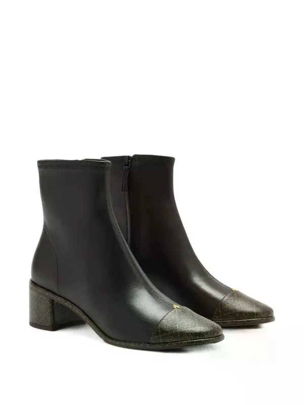 Tory Burch T-monogram Cap-toe Ankle Boots