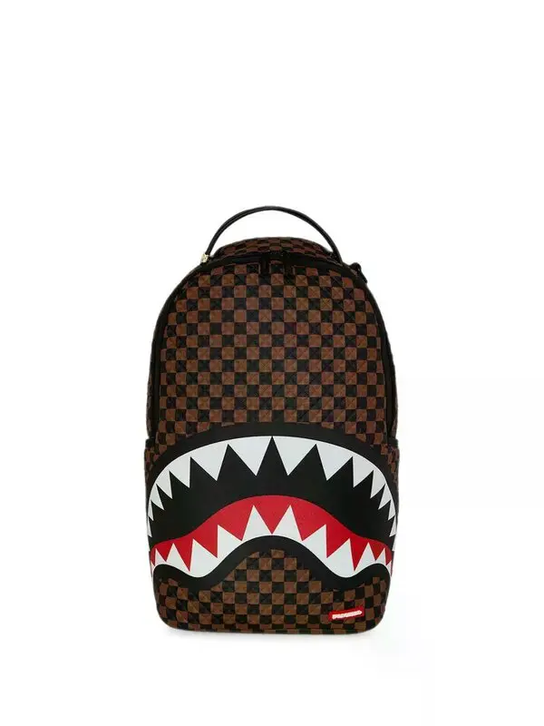 SPRAYGROUND Shark Mouth Checkered Backpack
