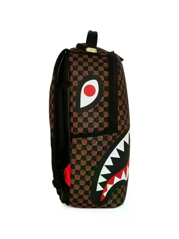SPRAYGROUND Shark Mouth Checkered Backpack