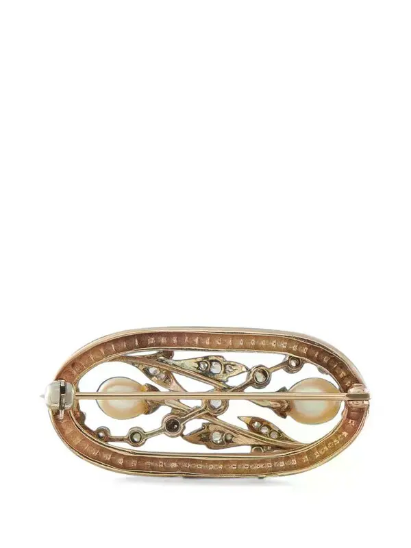 LB EXCLUSIVE Diamond And Pearl Brooch
