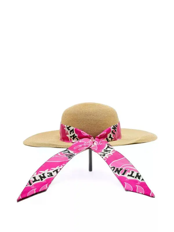 Valentino Garavani Roman Scarf Stud Sun Hat