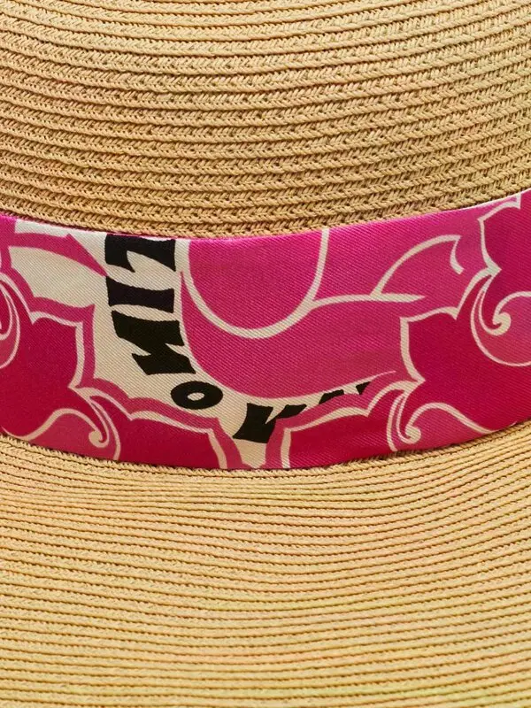 Valentino Garavani Roman Scarf Stud Sun Hat