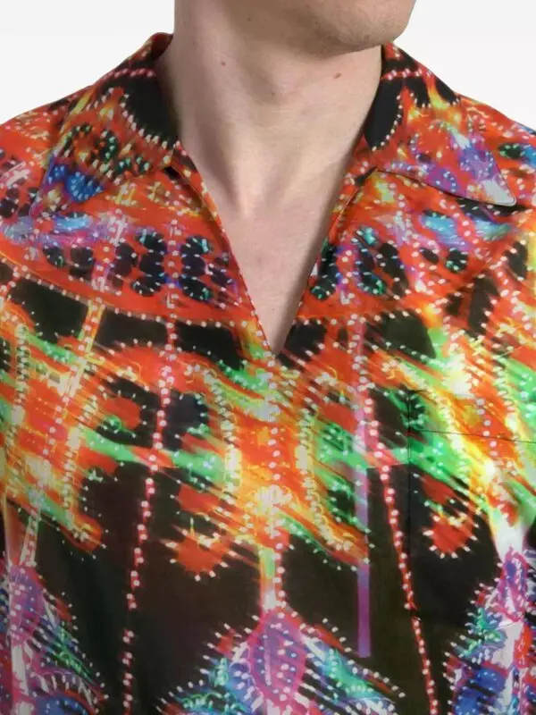 Dolce & Gabbana Luminarie-print V-neck T-shirt