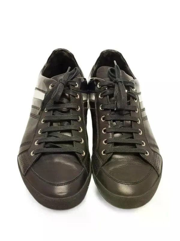 Dior Leather Lace-up Sneakers