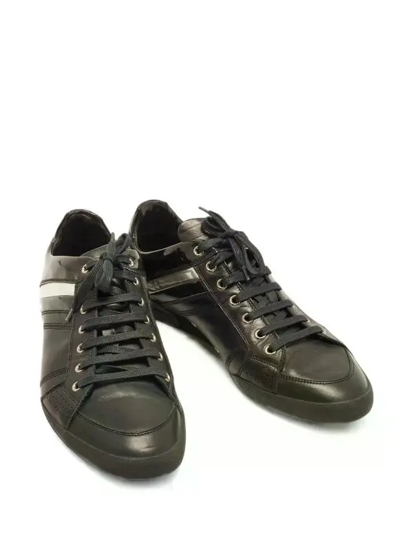 Dior Leather Lace-up Sneakers