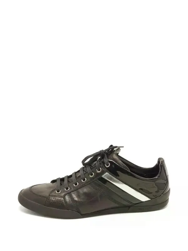 Dior Leather Lace-up Sneakers - Black