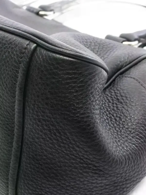 Prada 2010s Vitello Phenix Tote Bag - Black