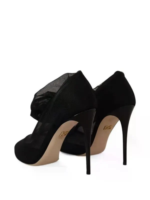 Dolce & Gabbana Mesh Pointed-toe Pumps