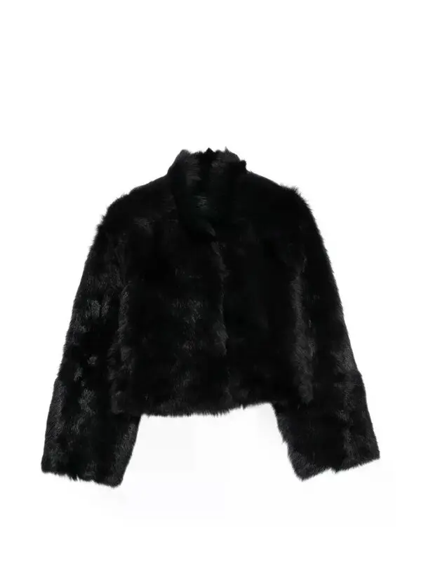 Nour Hammour Cameron Funnel-neck Lamb-shearling Jacket