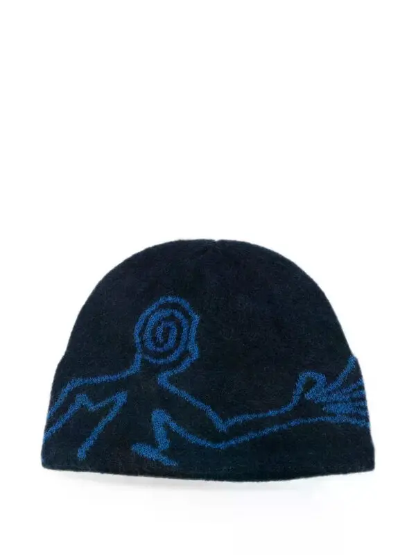 HIKING PATROL Graphic-pattern Beanie Hat