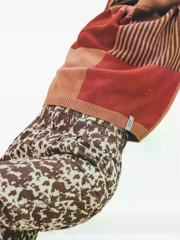 FAVORITE PEOPLE Picnic Cow-pattern Trousers