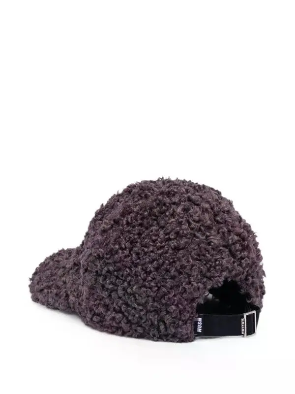 MSGM Bouclé-effect Baseball Cap