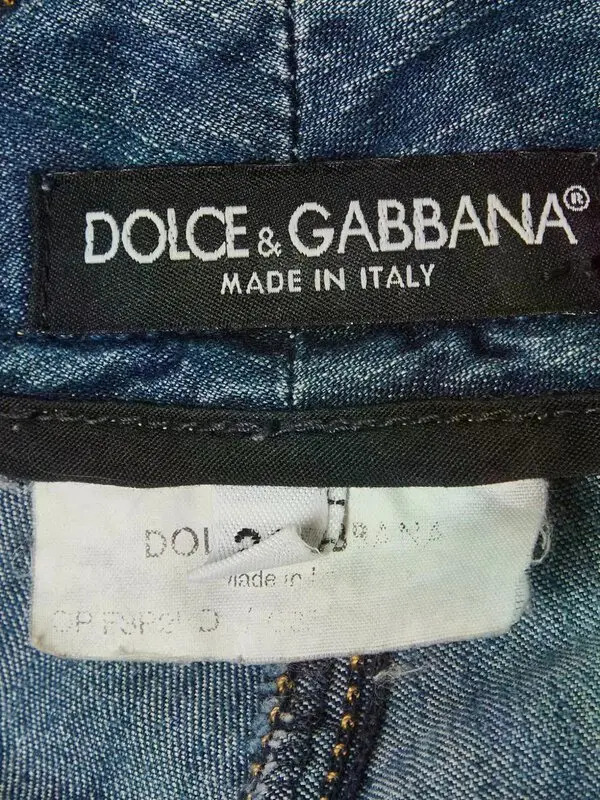 Dolce & Gabbana Low-rise Zip-cuff Jeans
