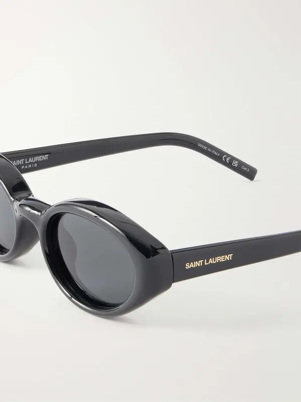 Saint Laurent Sl 567 Plump Cat-eye Injected Sunglasses