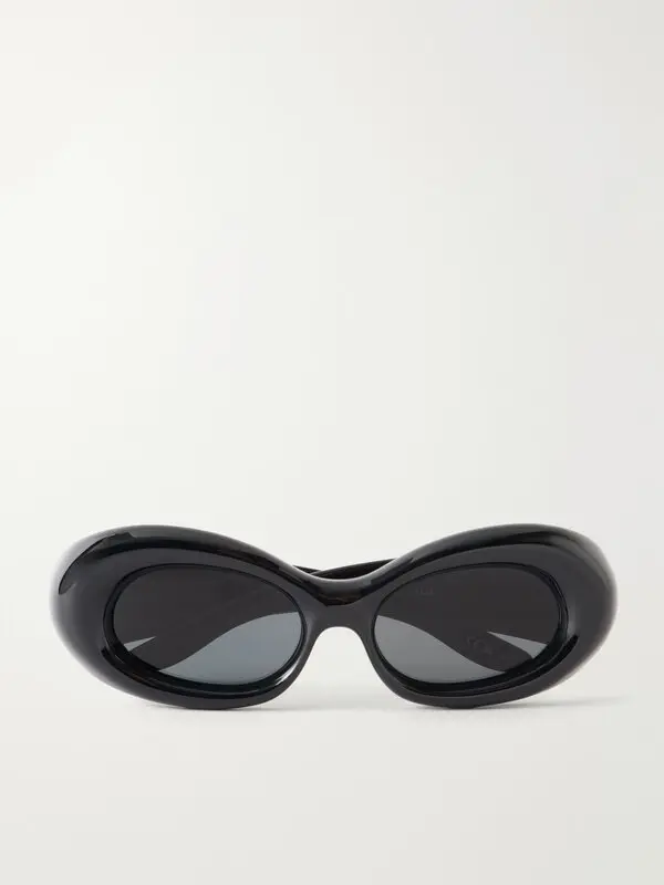 Saint Laurent Sl 968 Round-frame Injected Sunglasses - Black