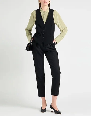 Max Mara Solid Color Stretch Satin Coat