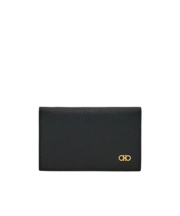 FERRAGAMO Micro Gancini Credit Card Holder