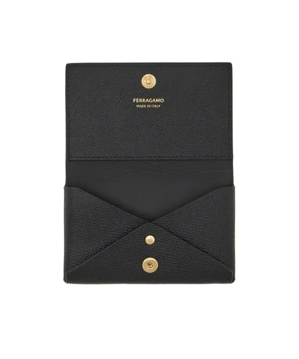 FERRAGAMO Micro Gancini Credit Card Holder